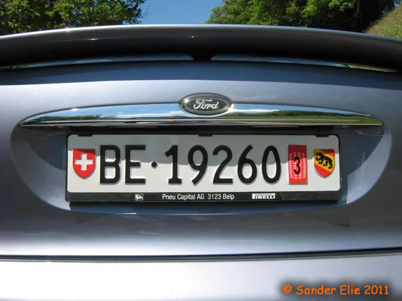 €uroplates License Plates | Europe | Switzerland | Bern