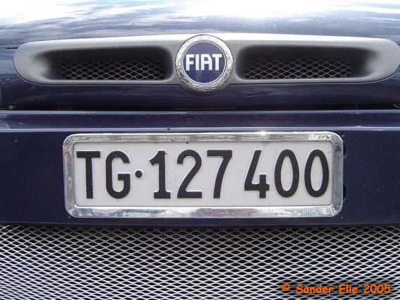 €uroplates License Plates | Europe | Switzerland | Thurgau