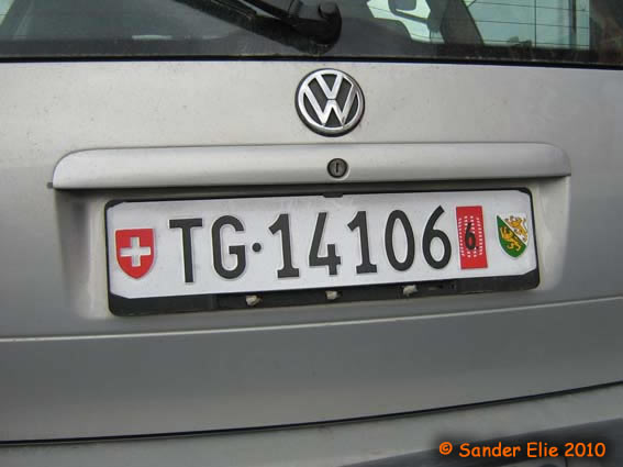 €uroplates License Plates | Europe | Switzerland | Thurgau