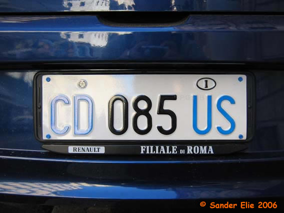 €uroplates License Plates | Europe | Italy