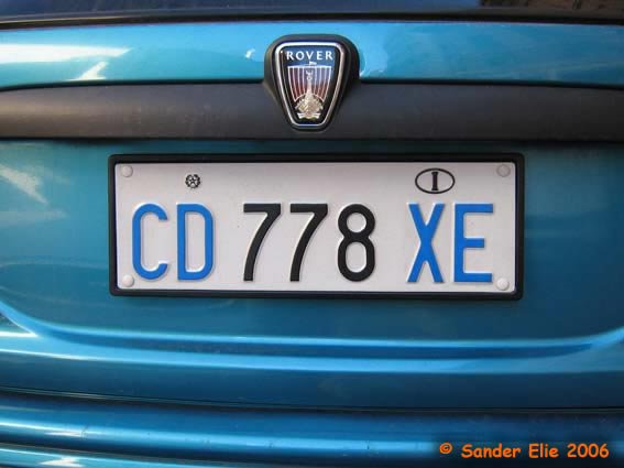 €uroplates License Plates | Europe | Italy