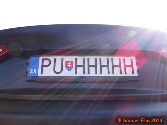 €uroplates License Plates | Europe | Slovakia