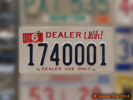 €uroplates License Plates | North America | United States of America | Utah